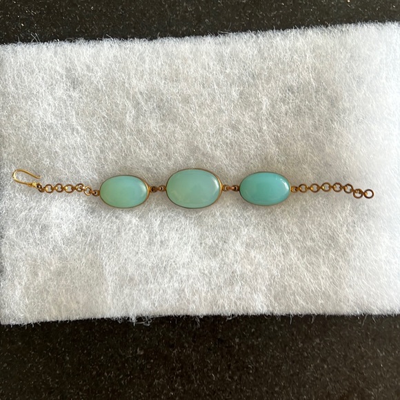 lionette | Jewelry | Lionette Three Stone Turquoise Opal Bracelet ...